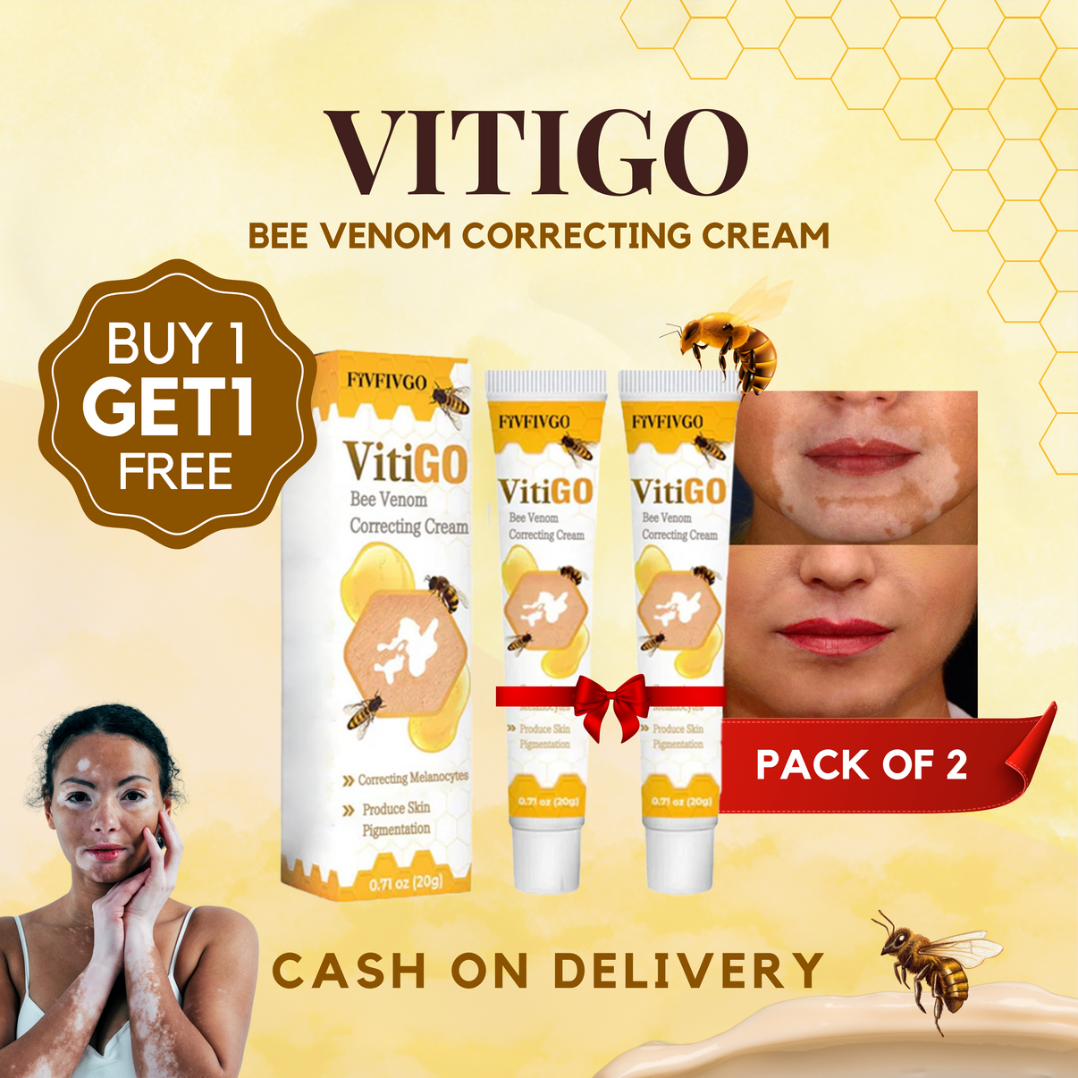 VitiGO™ Revitalizing Bee Venom Cream – Natural Skin Restoration & Vita ...